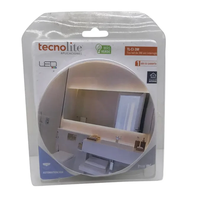 Tira led con interruptor de 3m mca tecnolite ***hae 2024*** | mrokit.com
